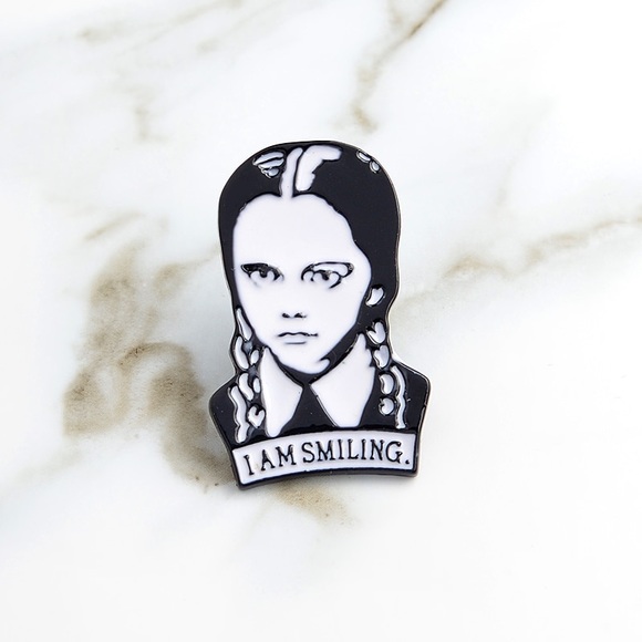 Jewelry | Wednesday Addams Enamel Pin Brooch Addams Family | Poshmark